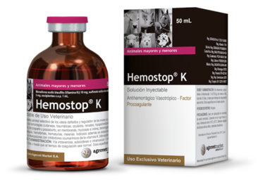 Hemostop® K antihemorrágico vasotrópico procoagulante animal