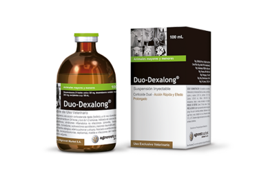 Duo-Dexalong® Corticoide dual fosfato y acetato para animales
