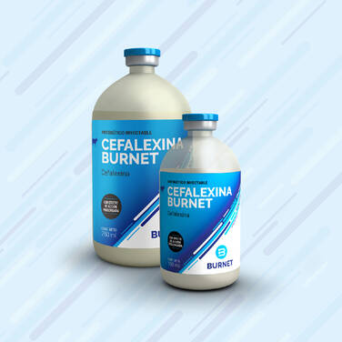 Cefalexina Burnet Antibiótico inyectable para Bovinos y Equinos
