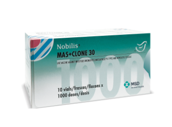 Nobilis IB MA5 + Clone 30 vacuna contra newcastle y bronquitis aviar
