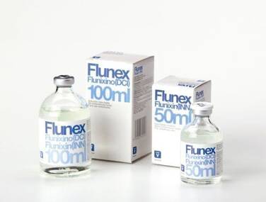 Flunex antiinflamatorio a base de Flunixin para equinos y bovinos