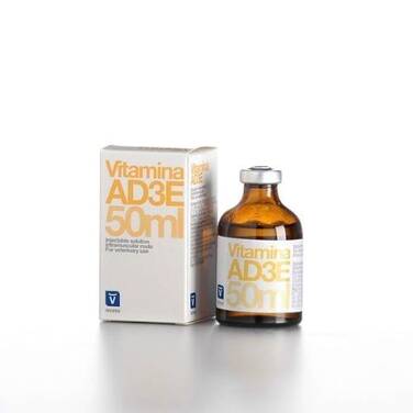 Vitamina AD3E 50 para carencias en rumiantes y porcinos